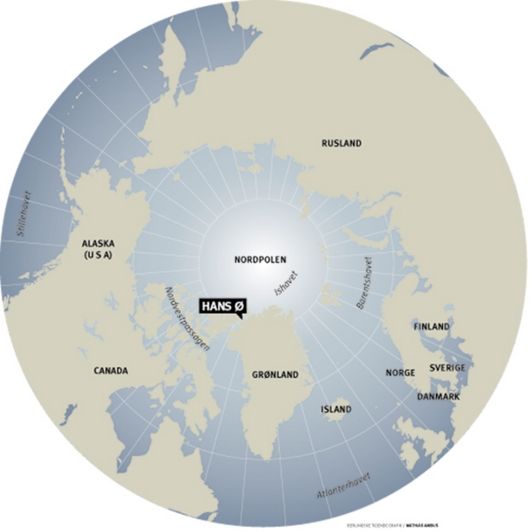 Hans Island – De Facto